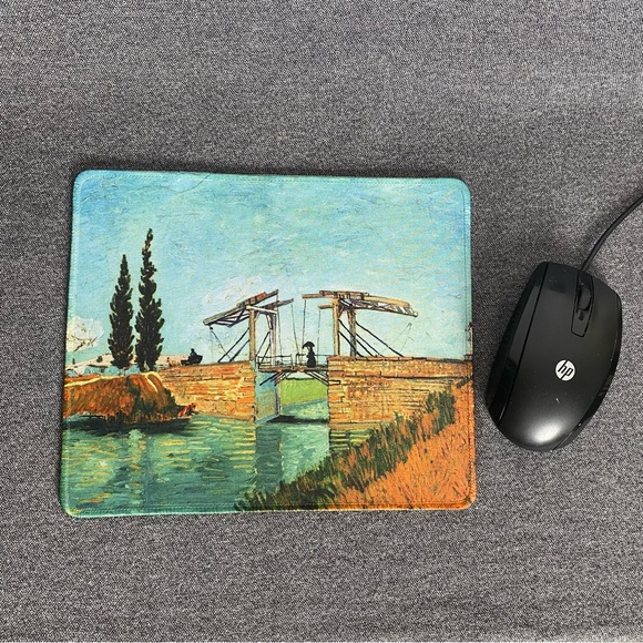 unbranded | Office | Mouse Pad Langlois Bridge At Arles By Vincent Van ...